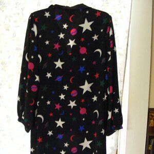 Modcloth | Dresses | Ladies Plus Size X Black Stars Planets Space ...